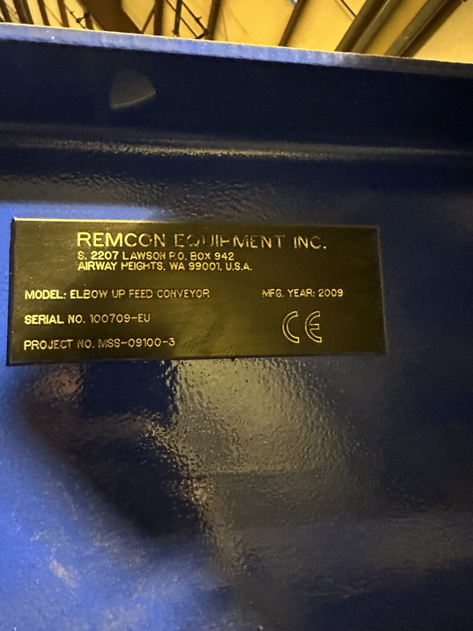 REMCON Elbow Upfeed Conveyor - Solid Equipment Company